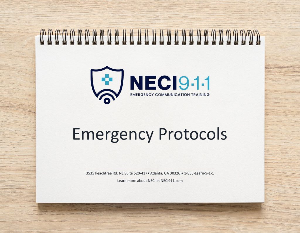 Emergency Protocol Guide Card Set - NECI 9-1-1